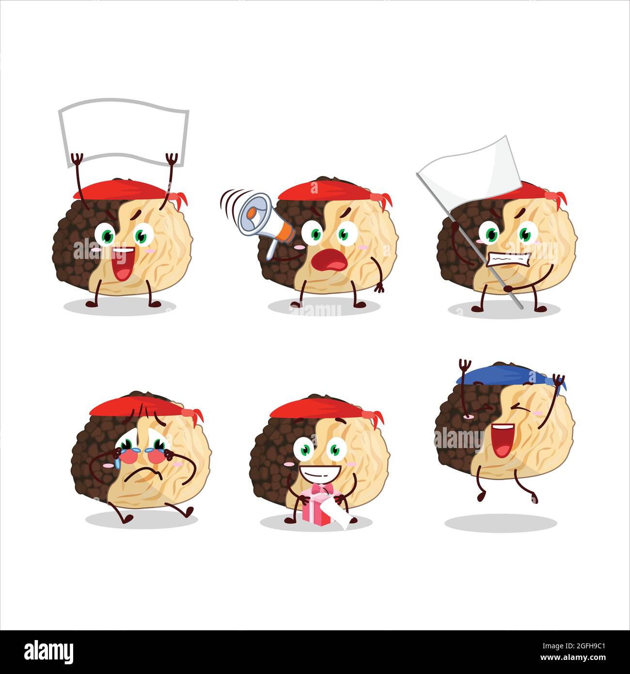 Mascot design style of truffle character as an attractive supporter ...