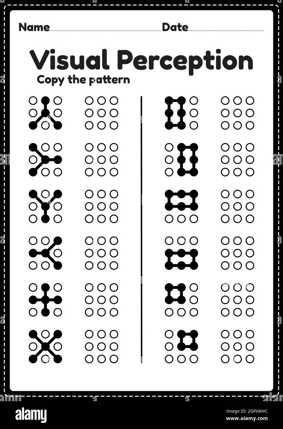 Visual perceptual skills activity of alphabet letters worksheet for ... Visual perceptual skills activity of alphabet letters worksheet for ...