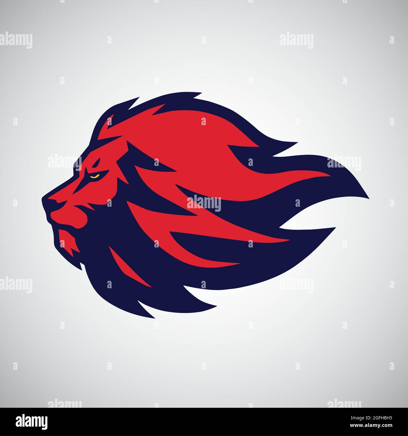 Lion Logo Sport Mascot Vector Stock Vector Image & Art - Alamy