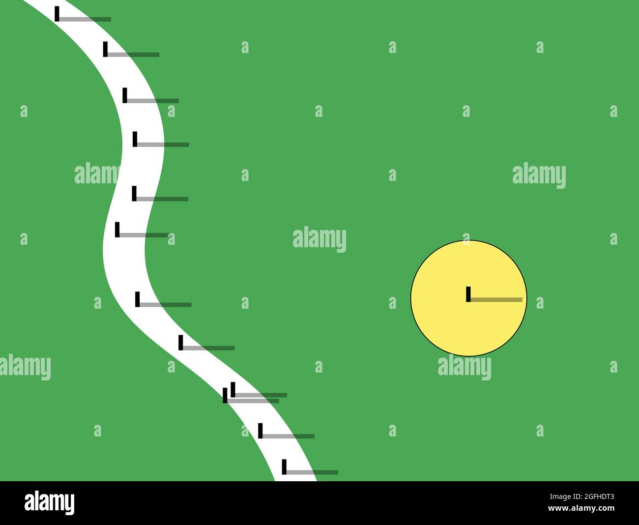 Group of people silhouette illustration hi-res stock photography and ...