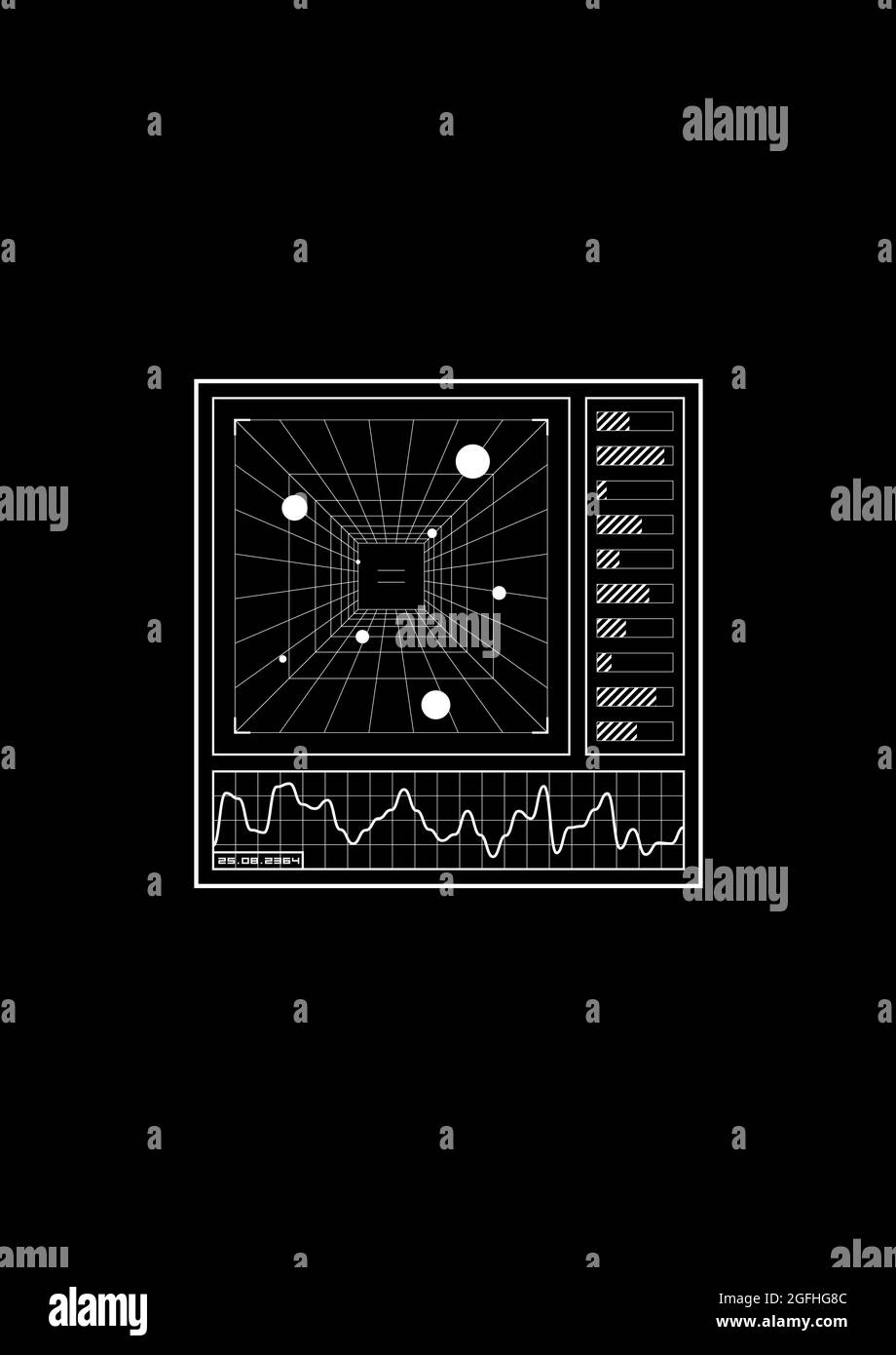 Hud style space Black and White Stock Photos & Images - Alamy