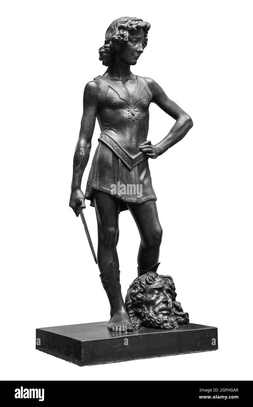 King David And Goliath Statue