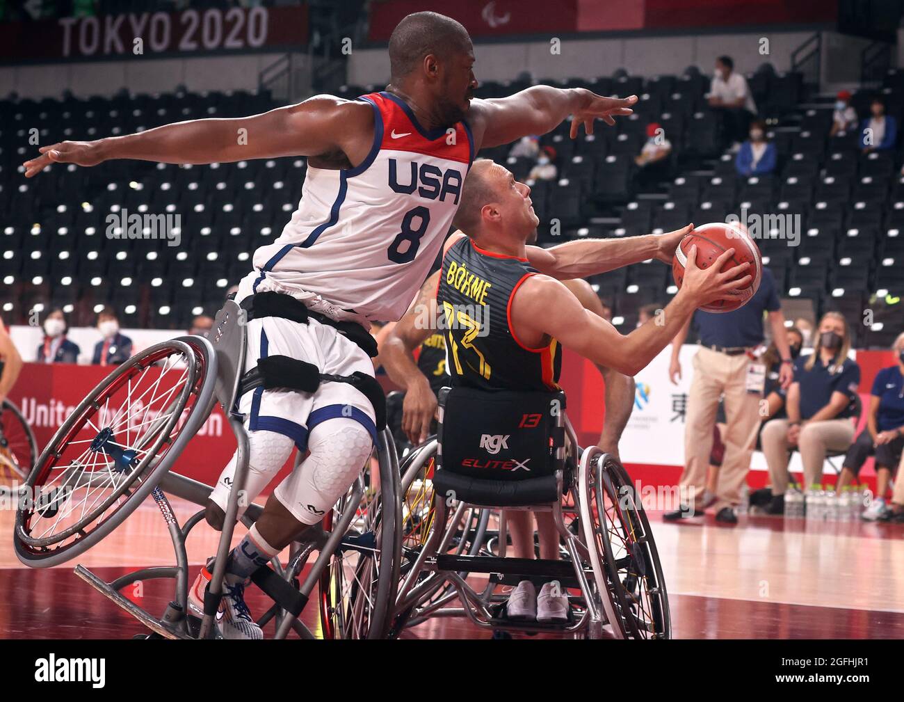 Tokio, Japan. 26th Aug, 2021. Paralympics: Wheelchair basketball ...