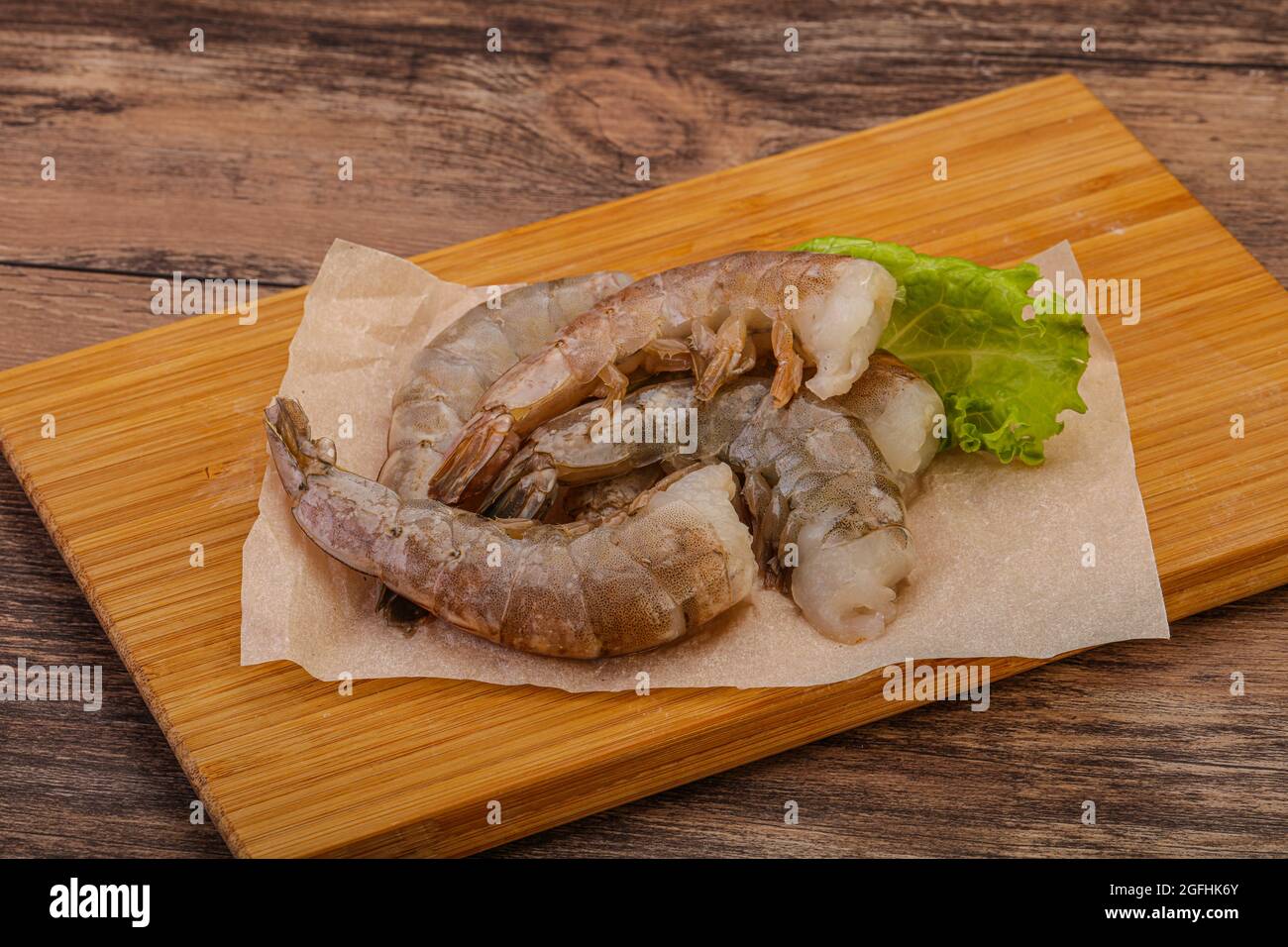 Raw tiger prawn heap for cooking Stock Photo - Alamy