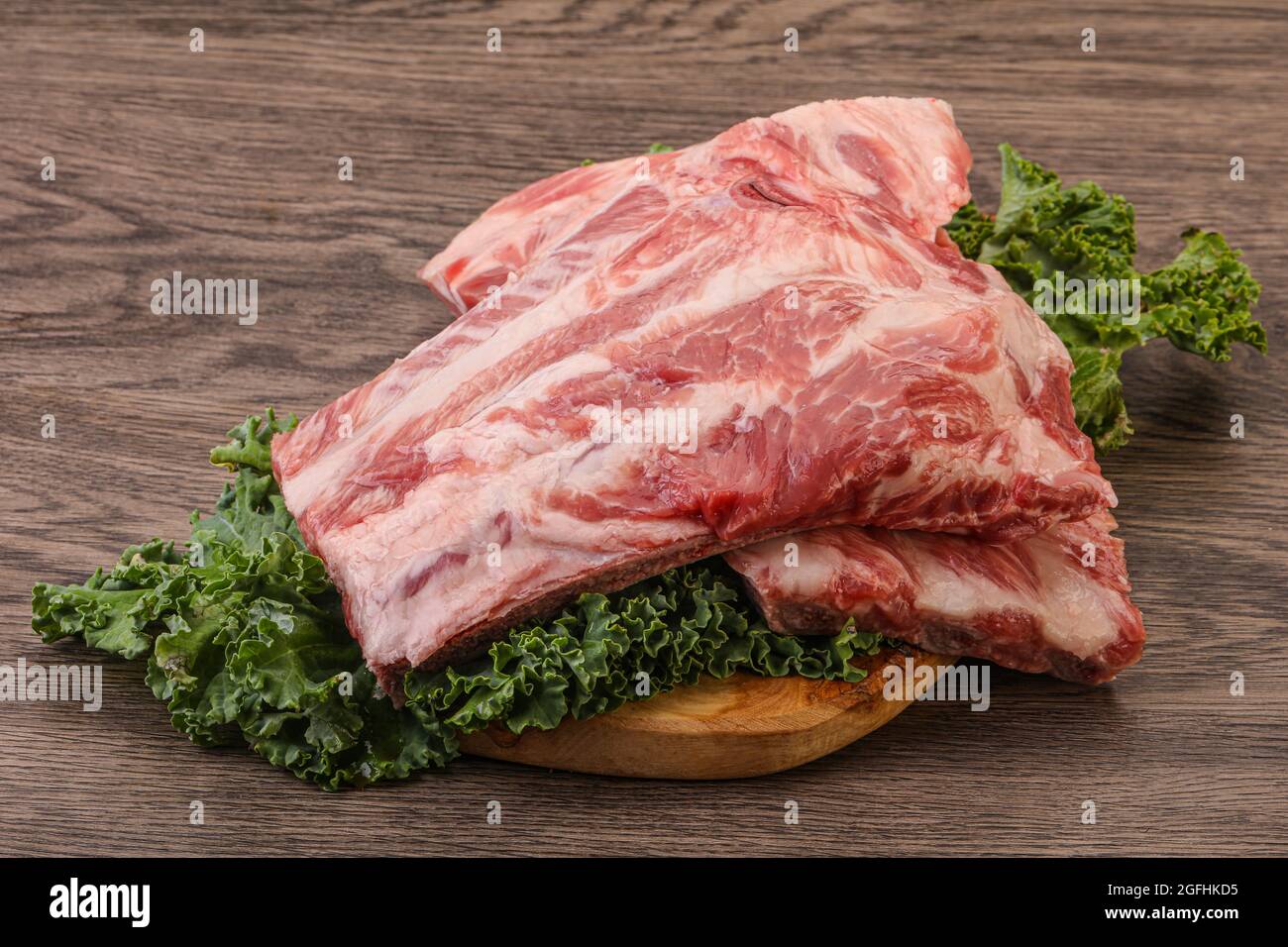 Raw pork ribs for tasty cooking Stock Photo - Alamy