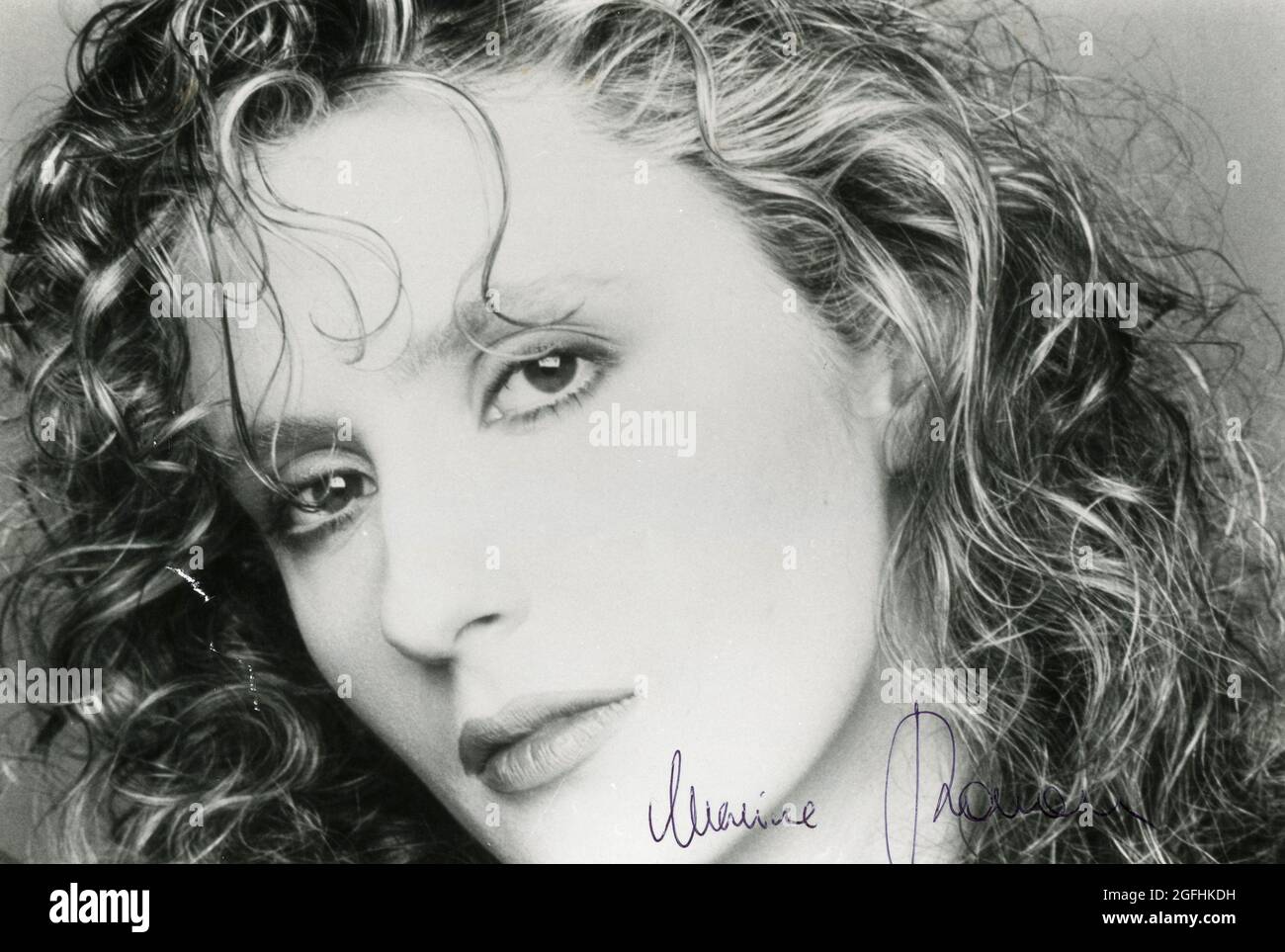 Italian singer Marina Barone, 1980s Stock Photo - Alamy