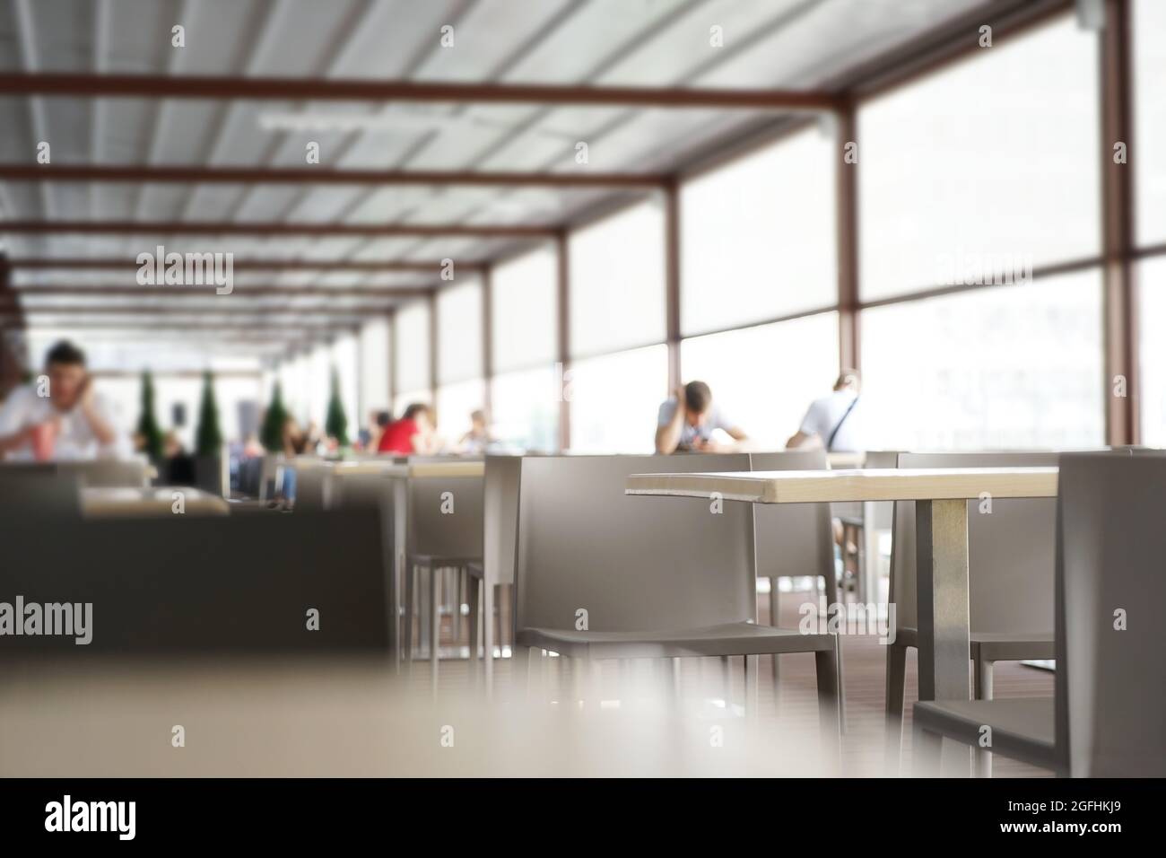 Blurred cafe background Stock Photo - Alamy