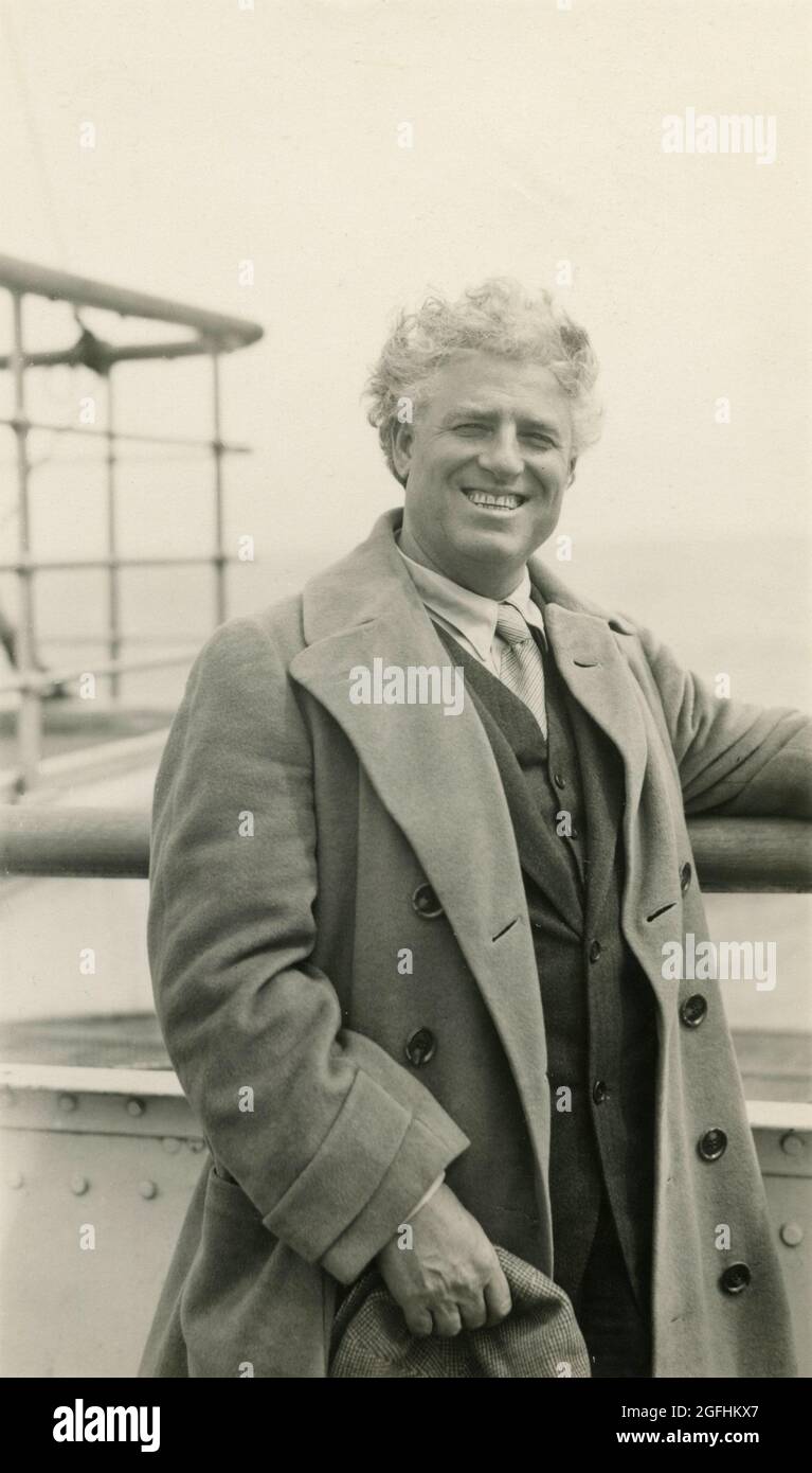 Italian operatic tenor Giovanni Martinelli, 1920s Stock Photo - Alamy