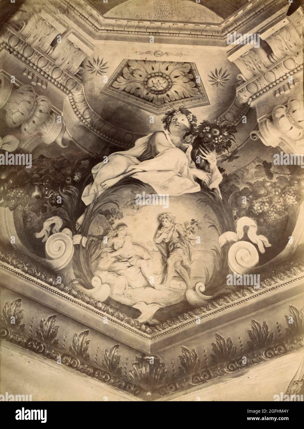 Bacchus fresco hi-res stock photography and images - Alamy