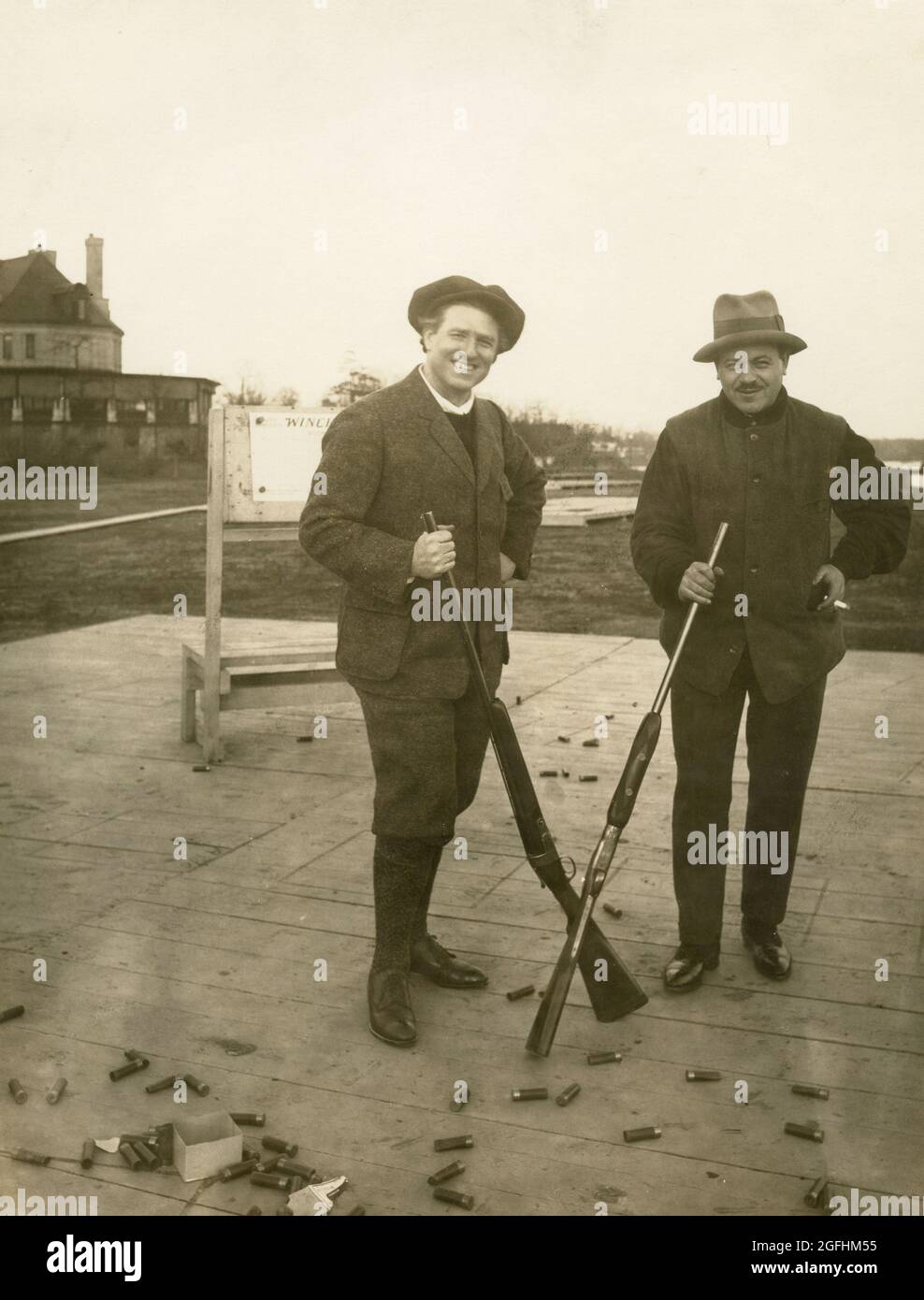 Italian operatic tenor Giovanni Martinelli (left), 1920s Stock Photo ...
