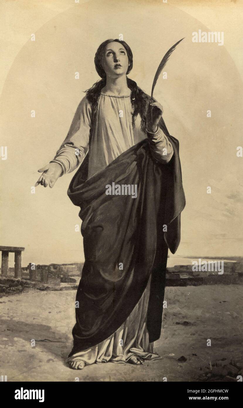 Prophet, painting by unidentified artist, 1880 Stock Photo - Alamy