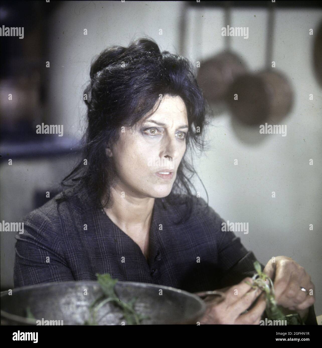 Italian actress Anna Magnani, 1950s Stock Photo - Alamy