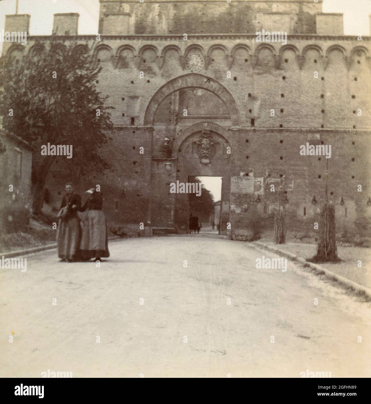 Old women walking from the mess, France 1930s Stock Photo - Alamy