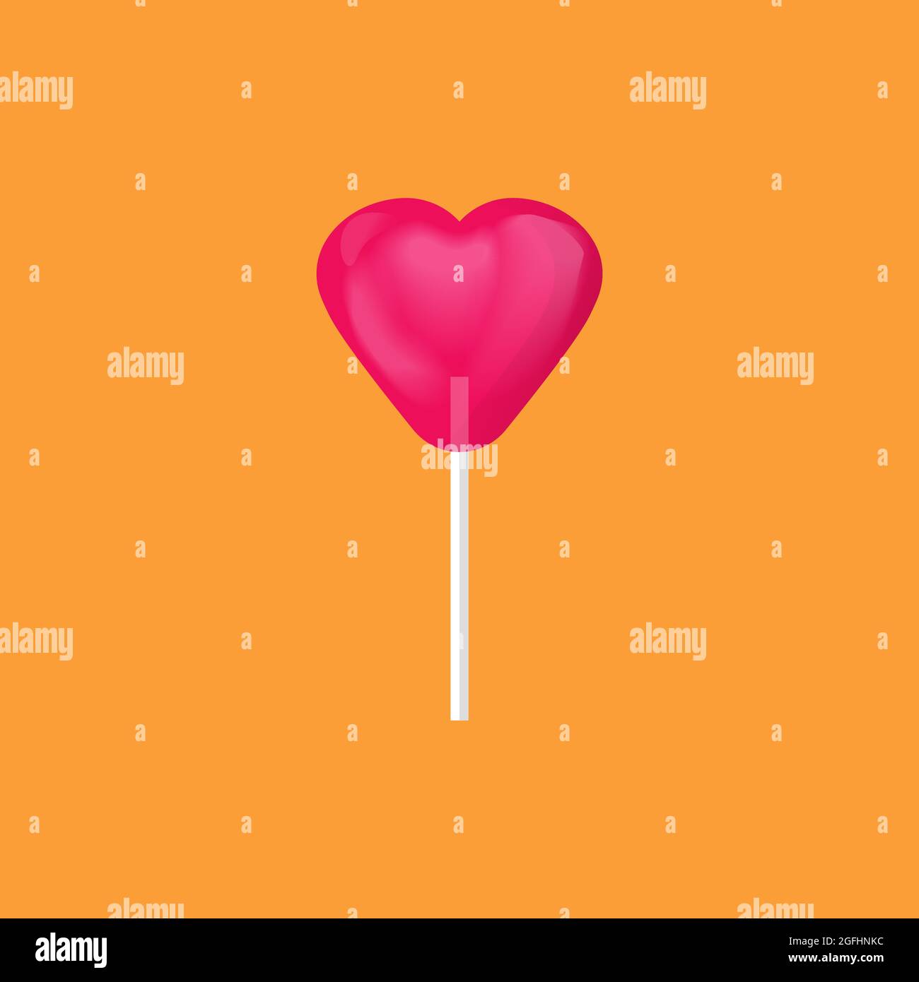love shaped candy vector illustration isolated design Stock Vector ...
