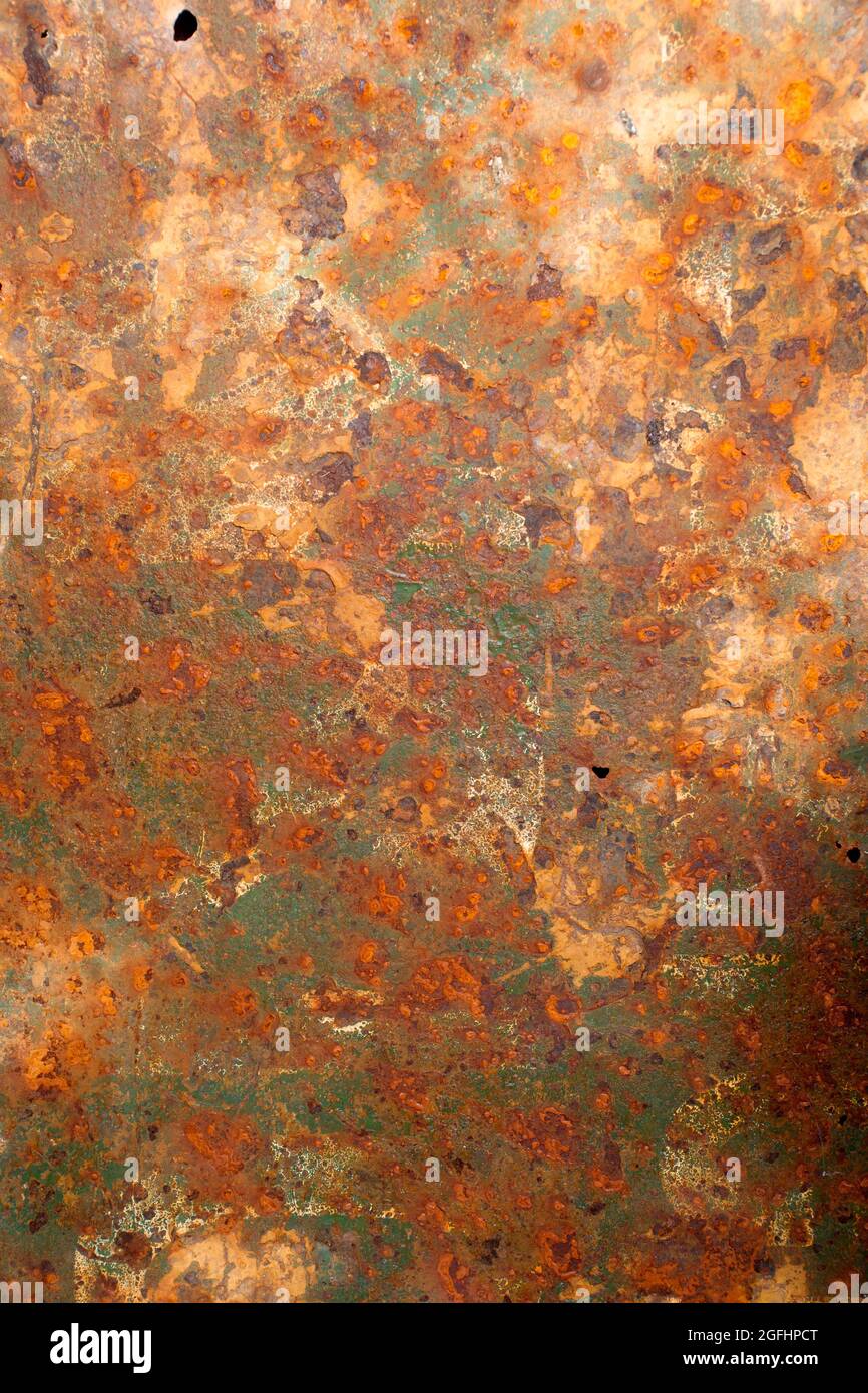 Old metal portion in poor condition because of poor maintenance Stock ...