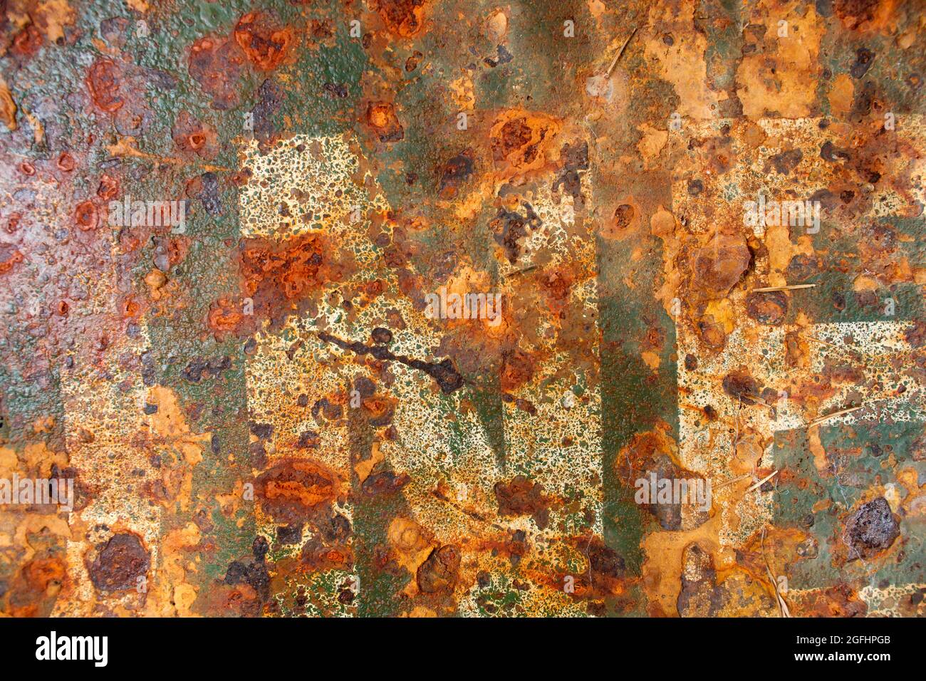 Old metal portion in poor condition because of poor maintenance Stock ...