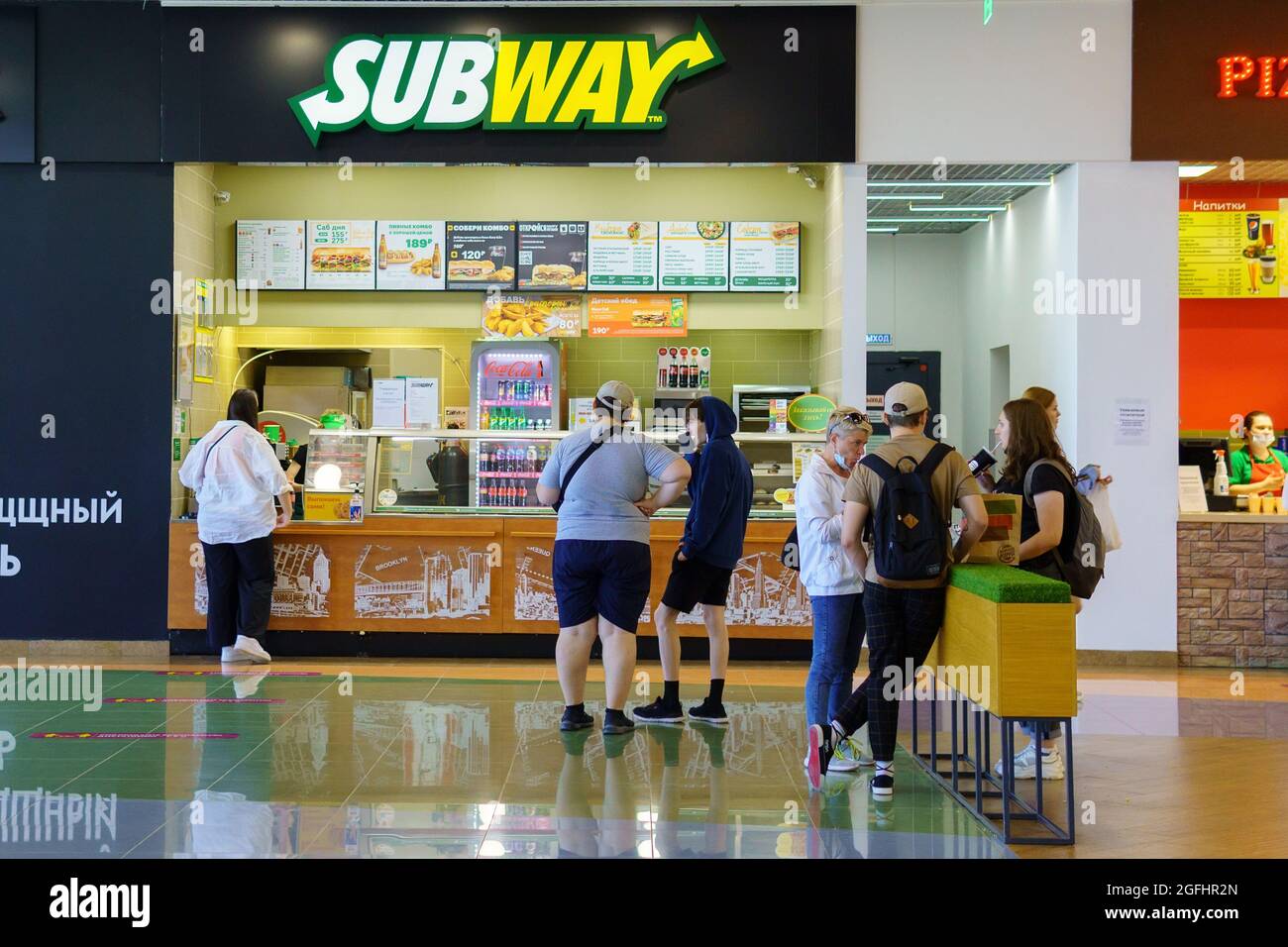 Hamburger shop inside hi-res stock photography and images - Alamy