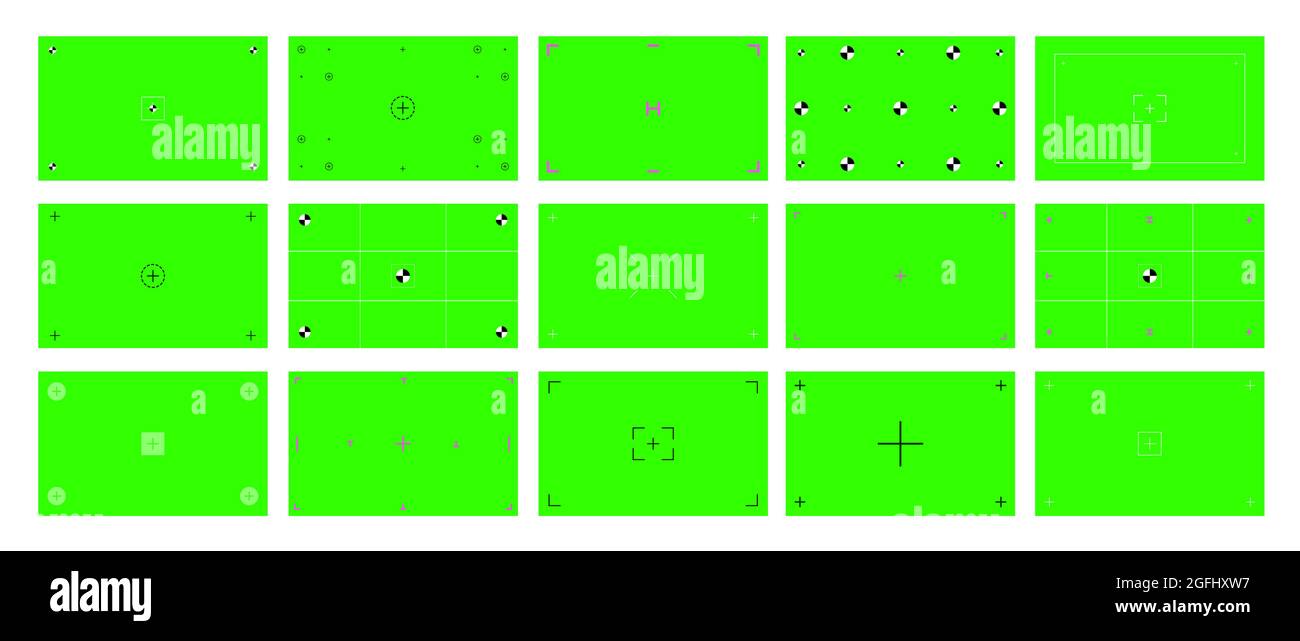 Greenscreen on greenscreen Stock Vector Images - Alamy