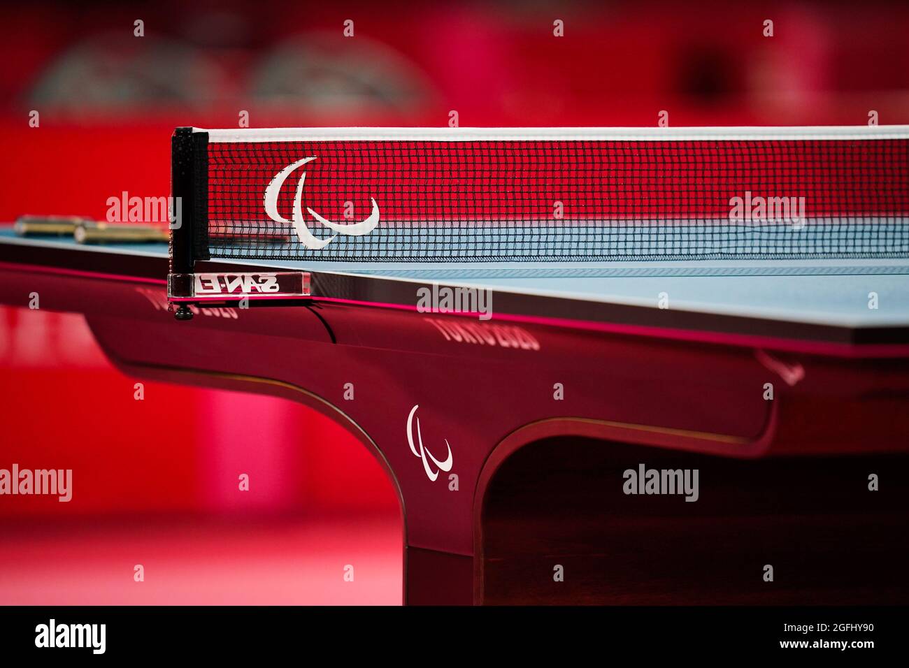 Tokyo, Japan. 26th Aug, 2021. General view Table Tennis : Men's Singles ...