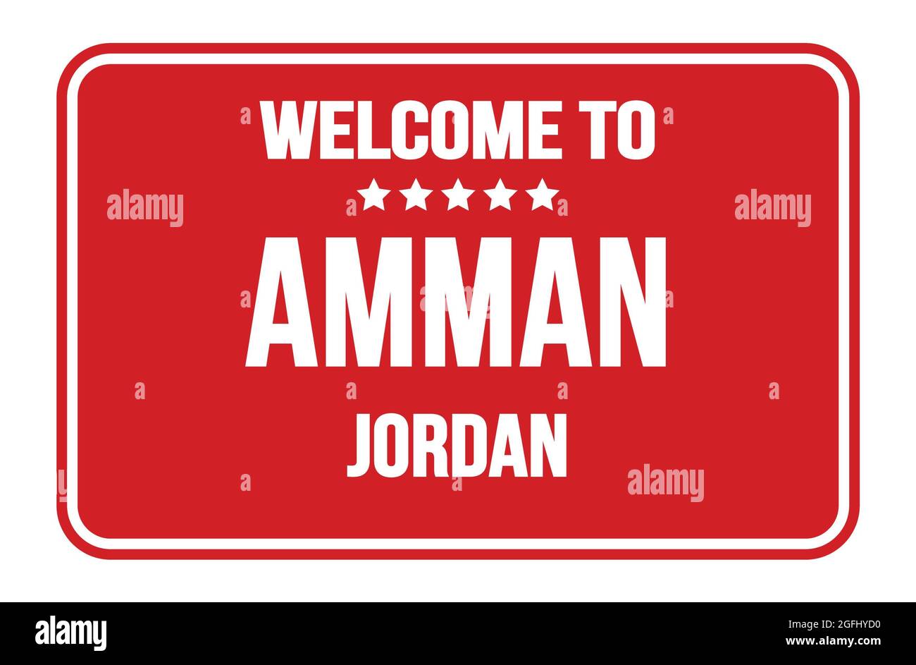Amman street sign hi-res stock photography and images - Alamy