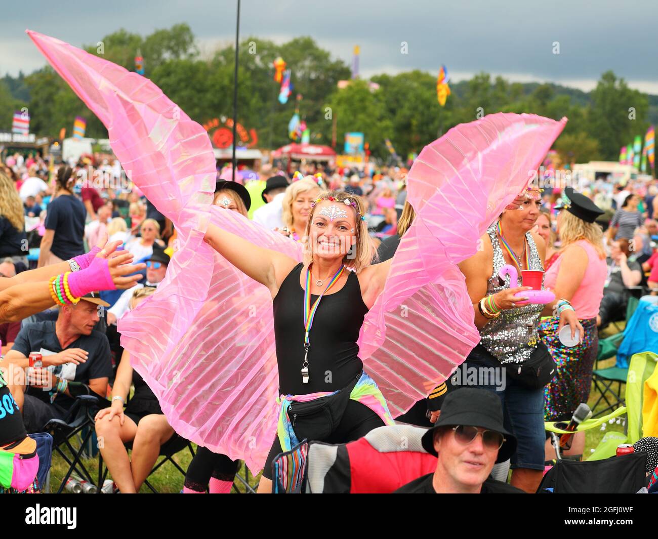 The audience is dressed for the occasion at the Rewind South 80s Music ...