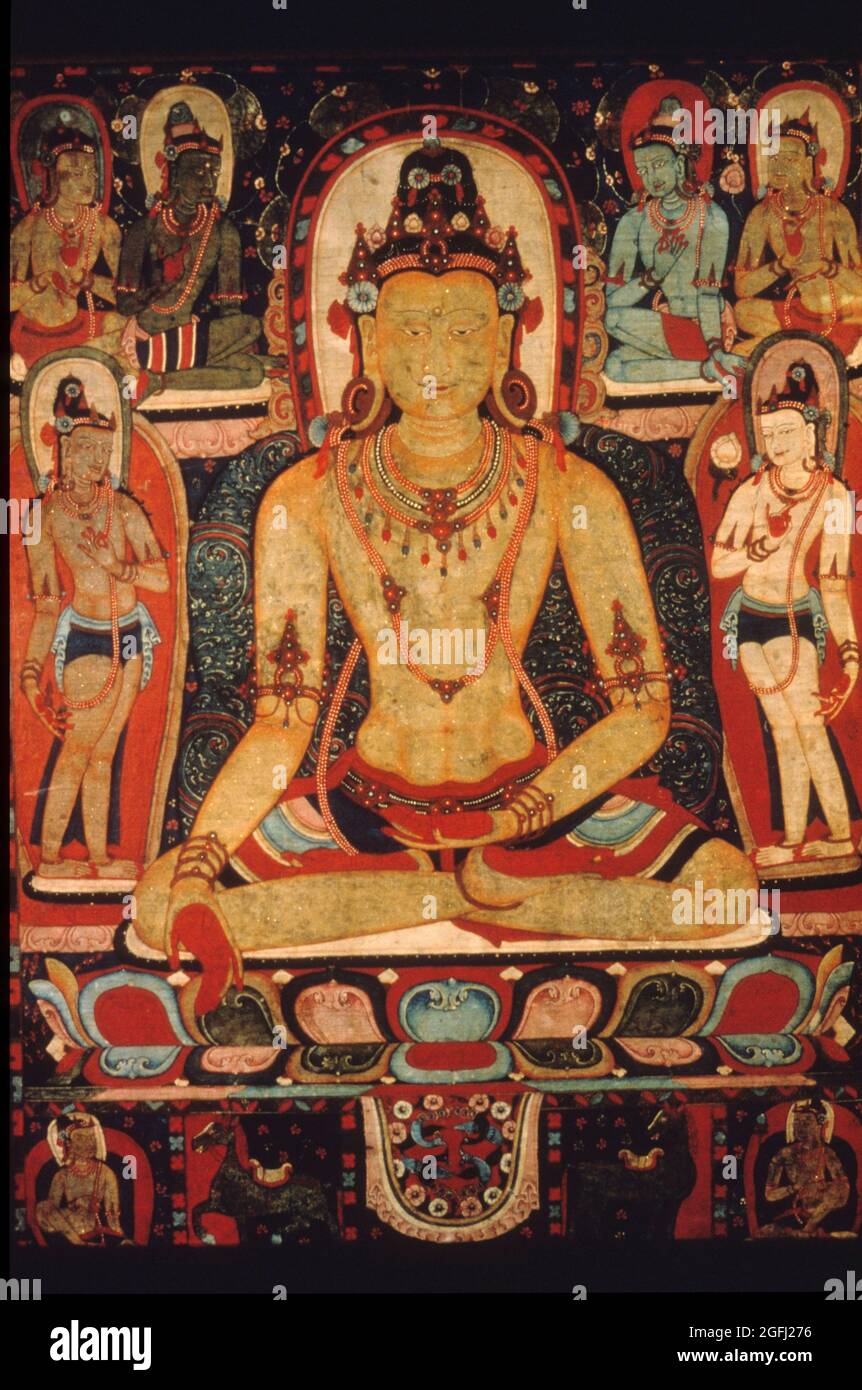 Tibet: Central Tibet, Kadampa Monastery Ratnasambhava 13th. Century A.D ...