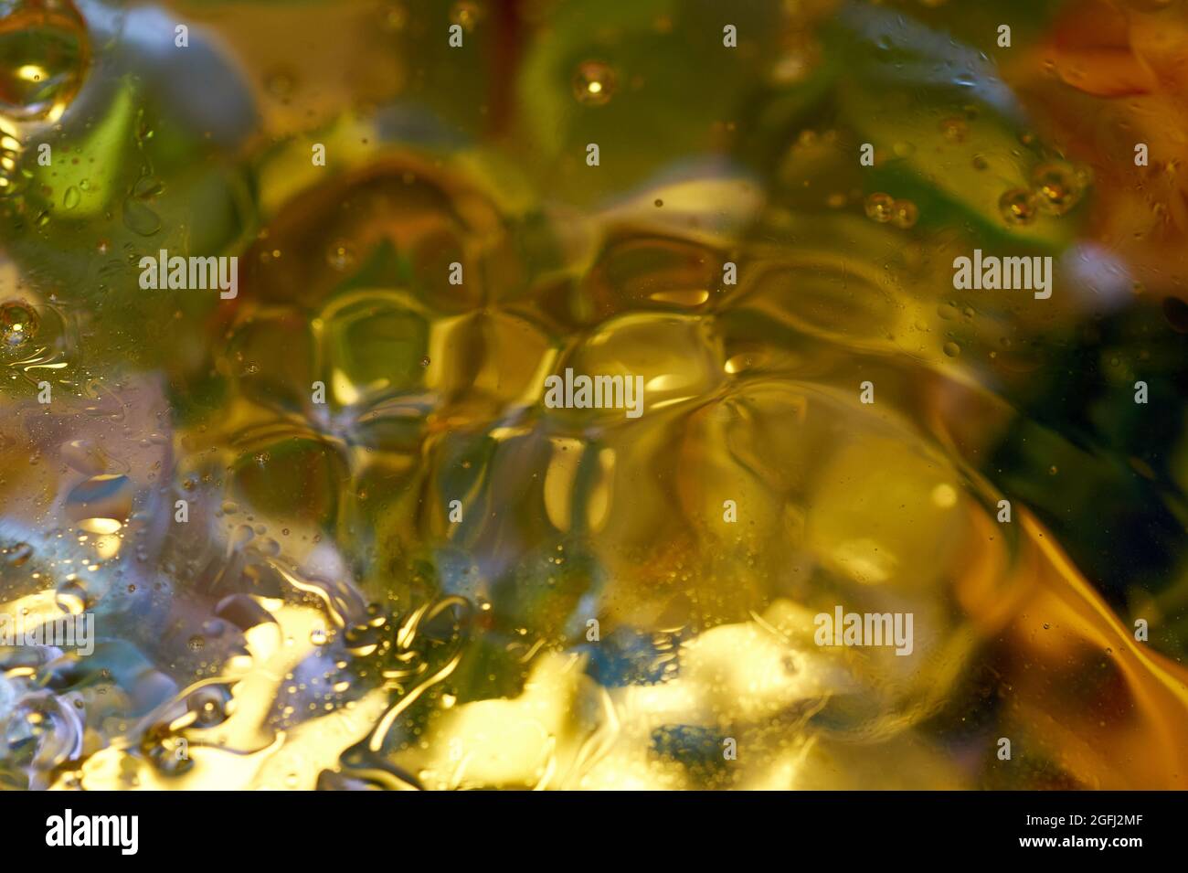 floating in the water abstract colorful oil drops Stock Photo - Alamy