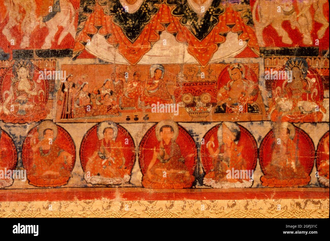 Tibet: Western Tibet 15th. Century A.D. Bhaishayja guru Vaisravana and ...