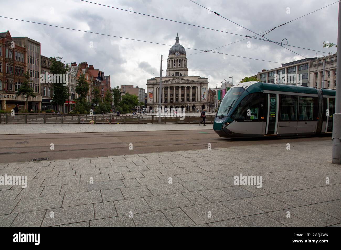 Nottingham trams hi-res stock photography and images - Alamy