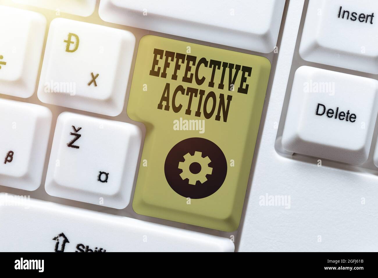 Text sign showing Effective Action. Conceptual photo producing the ...