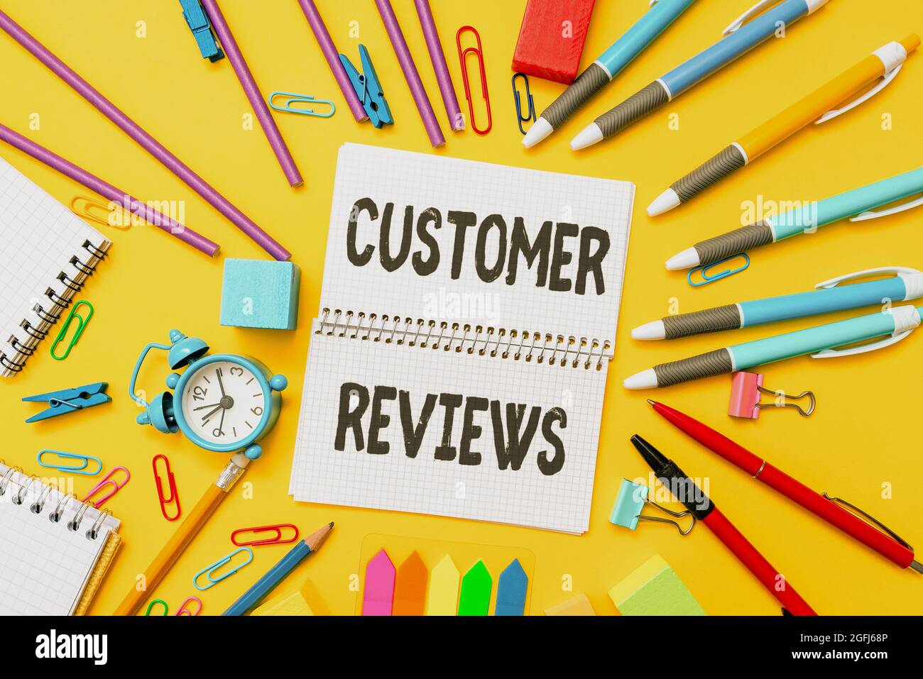Conceptual caption Customer Reviews. Word for review of a product or ...