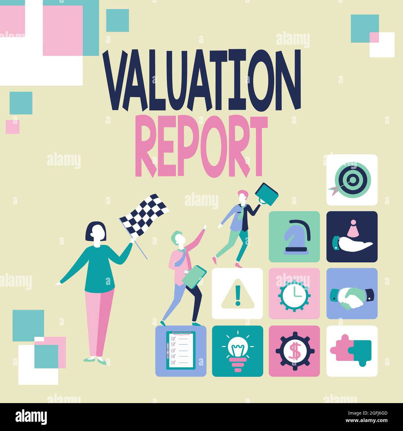 Conceptual Display Valuation Report Business Overview Process Of Determining The Current Worth