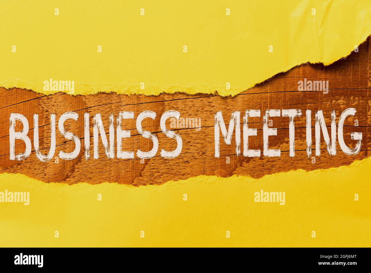 Hand writing sign Business Meeting. Business showcase gathering of two ...