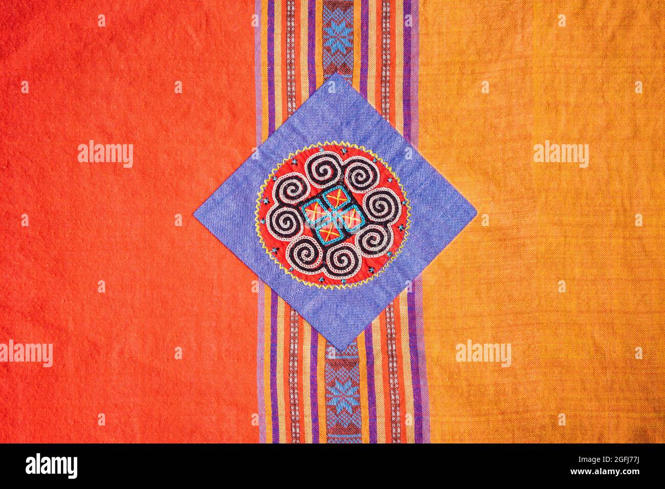 Hmong patterns hill tribe, Identity of the Hmong tribe in Sapa village ...