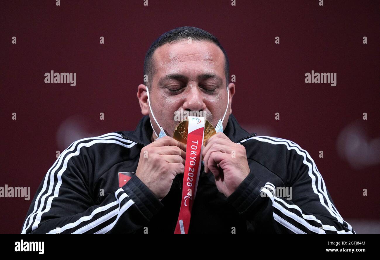 Tokyo, Japan. 26th Aug, 2021. Omar Sami Hamadeh Qarada of Jordan ...