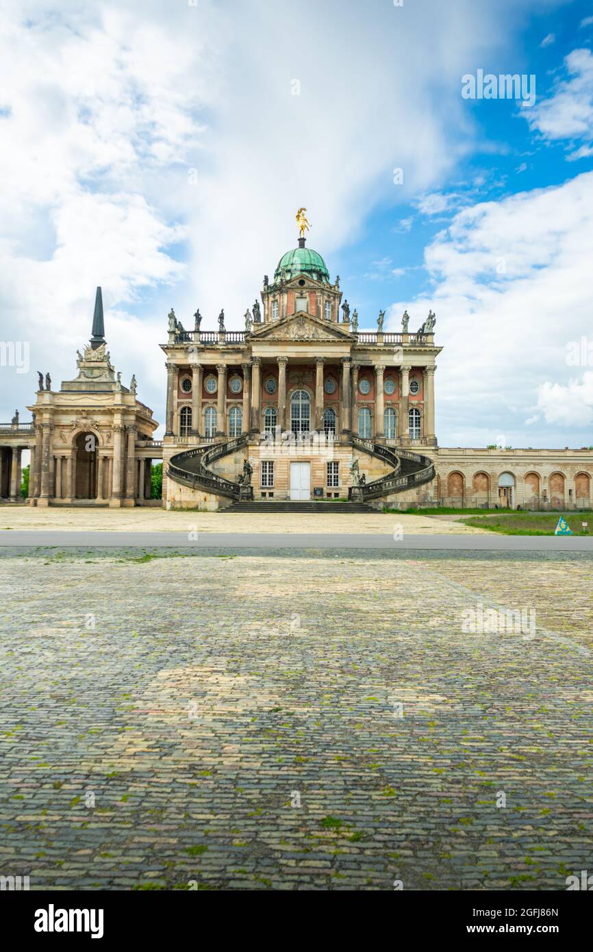 The beautiful historic city of Potsdam in Germany is known for its ...