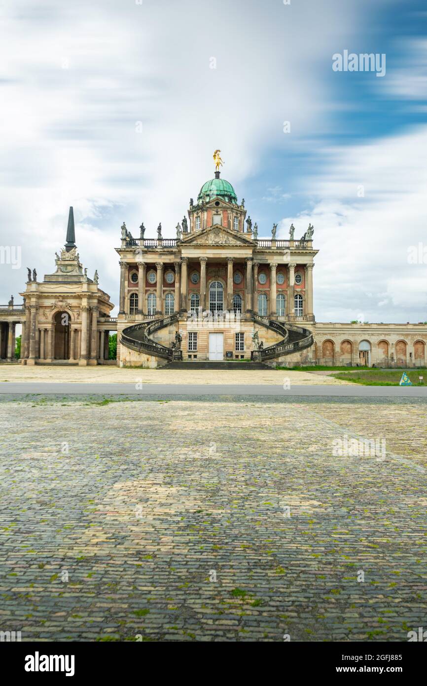 The beautiful historic city of Potsdam in Germany is known for its ...