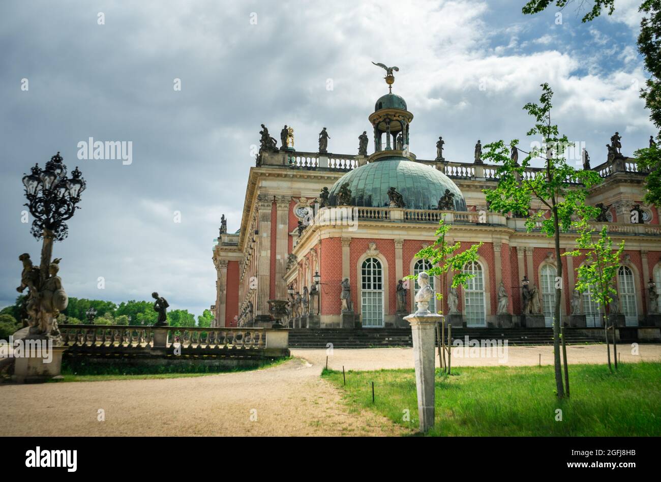 The beautiful historic city of Potsdam in Germany is known for its ...