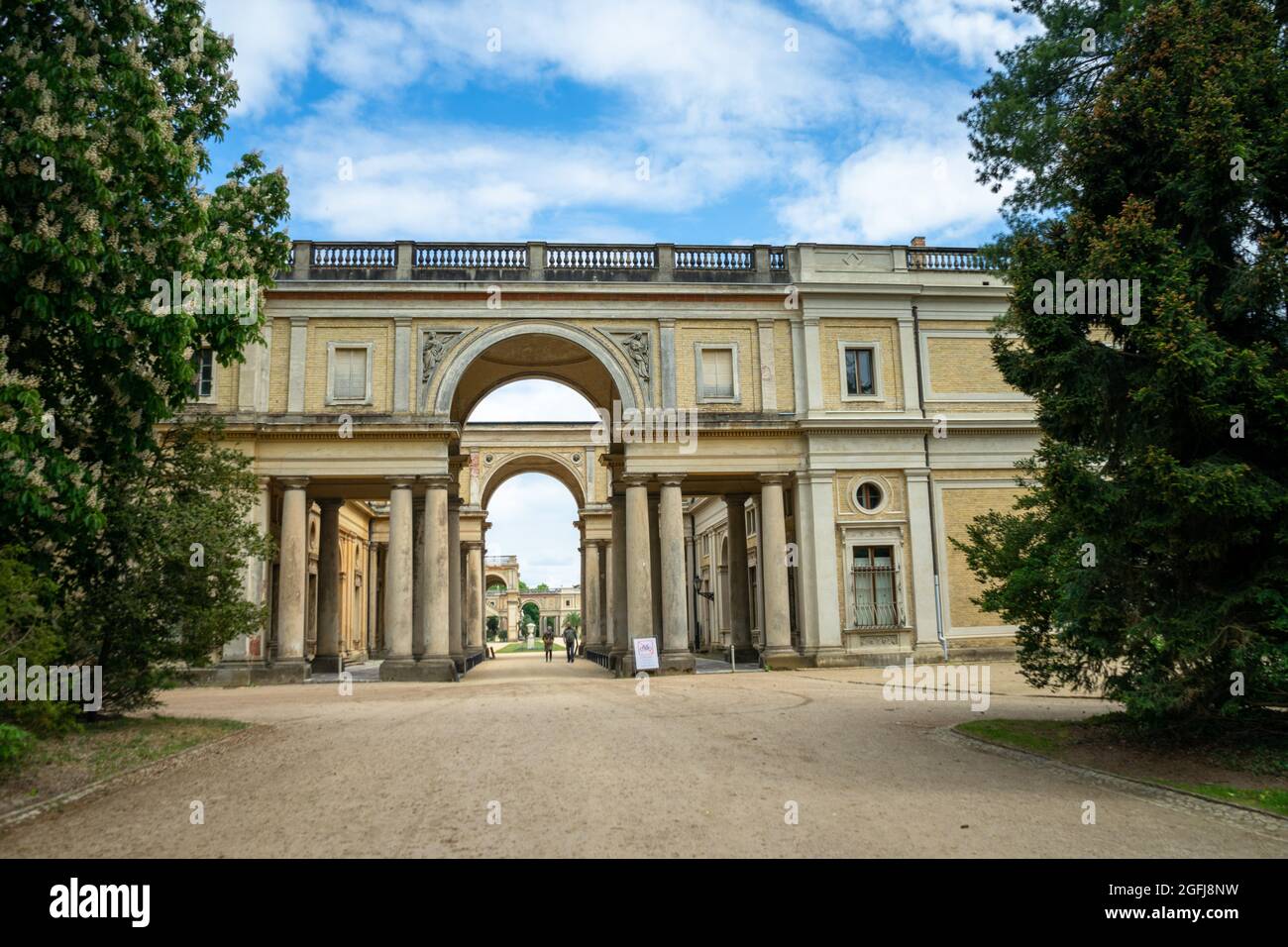 The beautiful historic city of Potsdam in Germany is known for its ...