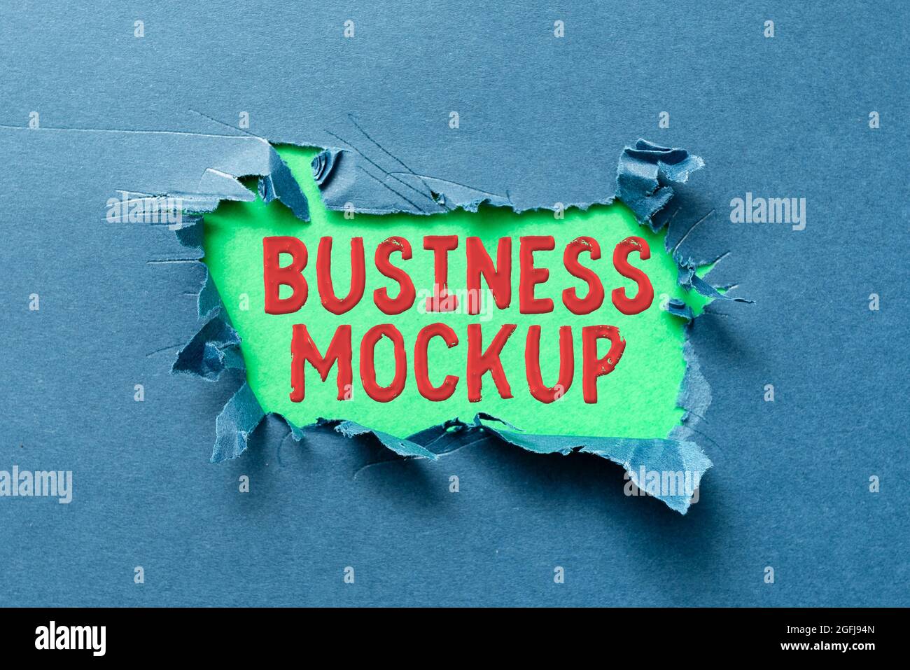 Hand writing sign Business Mockup. Business concept scale or fullsize ...