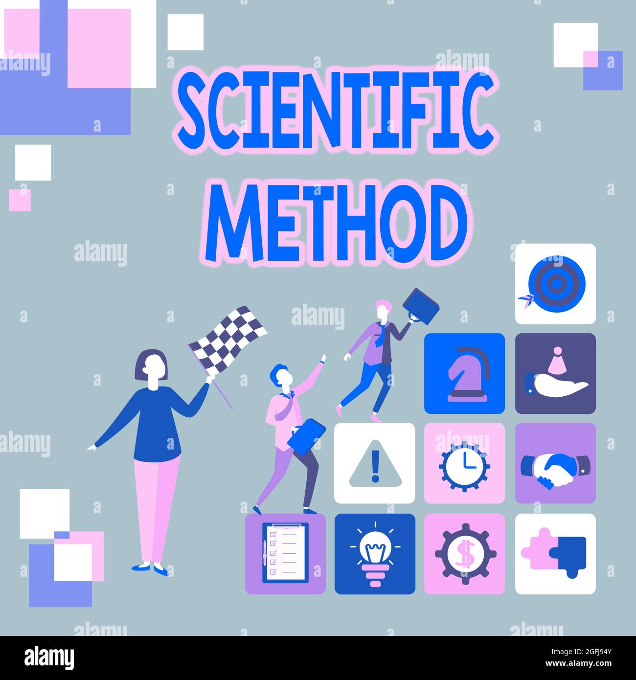 Inspiration showing sign Scientific Method. Business overview method of ...