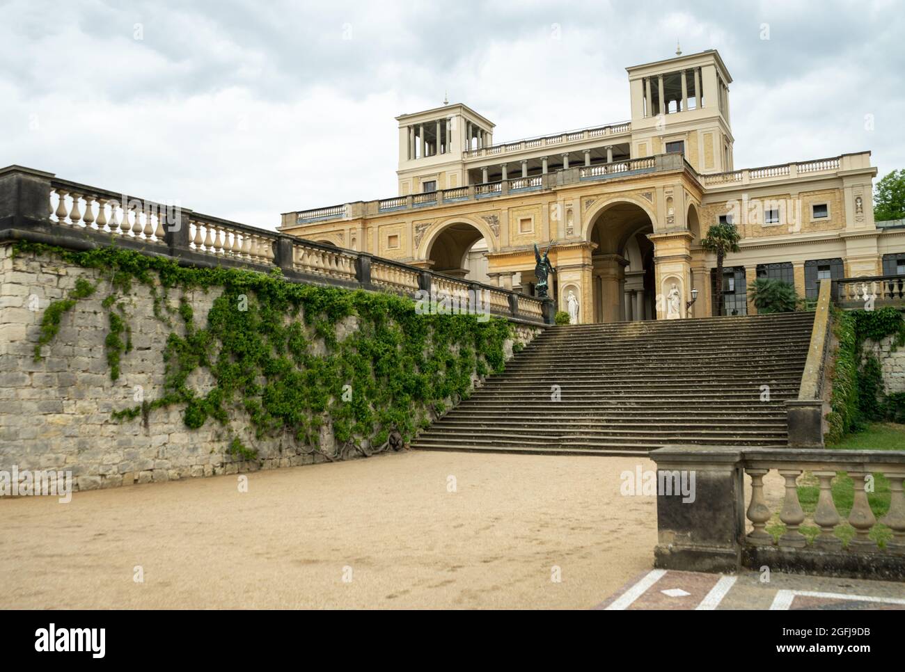 The beautiful historic city of Potsdam in Germany is known for its ...