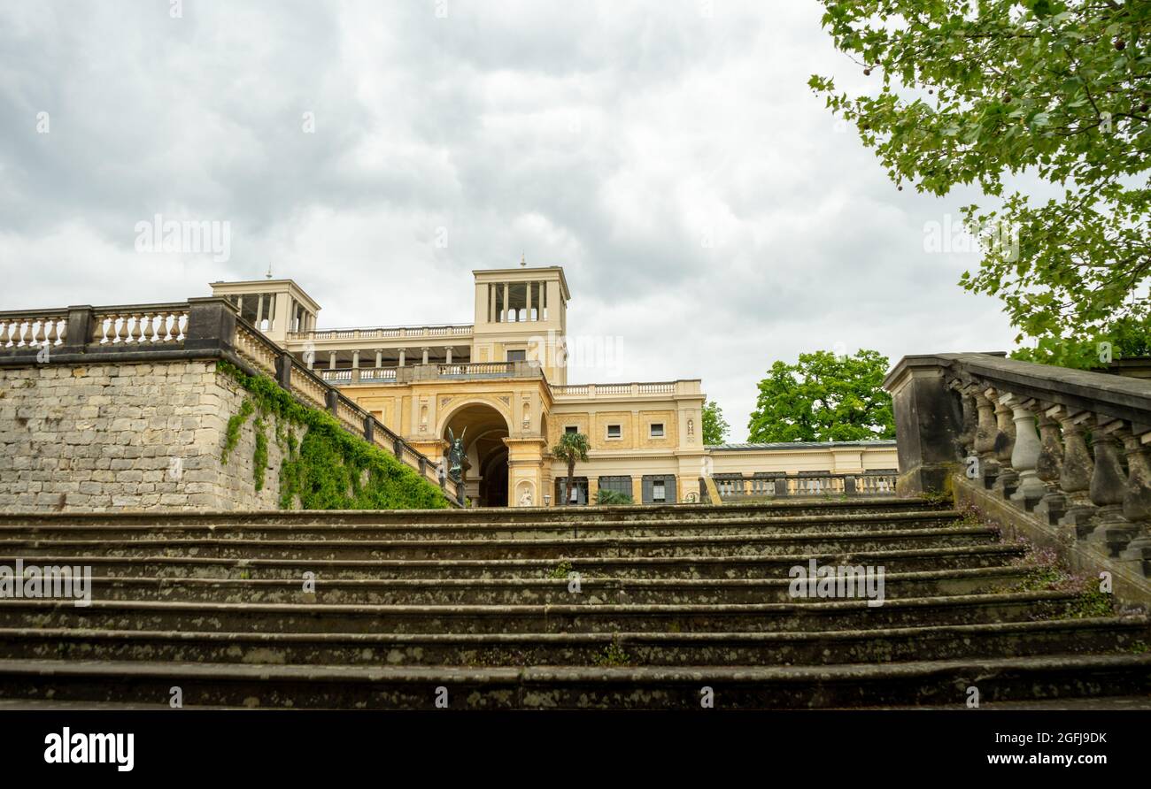 The beautiful historic city of Potsdam in Germany is known for its ...