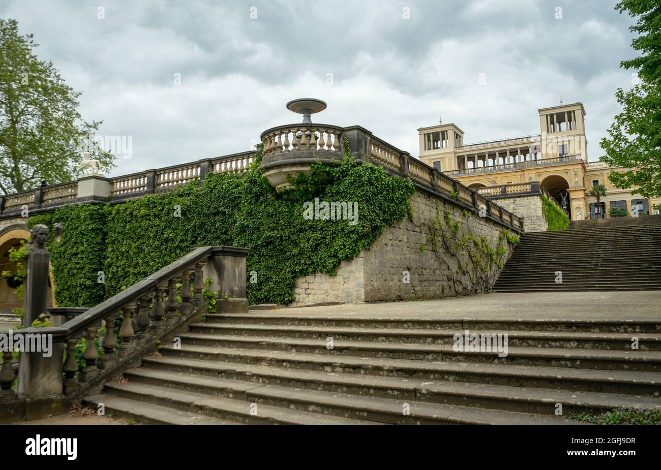 The beautiful historic city of Potsdam in Germany is known for its ...