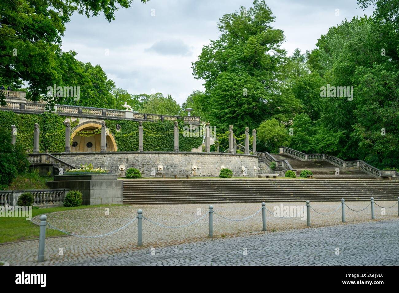 The beautiful historic city of Potsdam in Germany is known for its ...