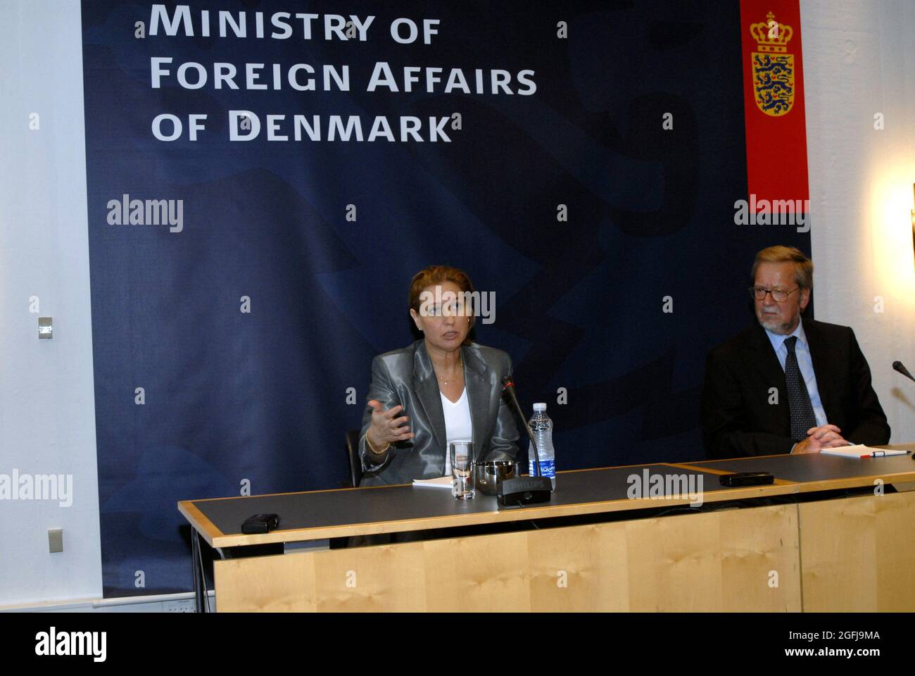 Israeli foreign minister Tzipi Lini visits danish foreign minister Per ...