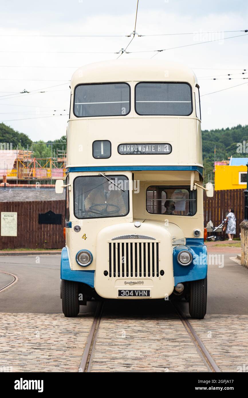1964 vintage Darlington Daimler CVG6 304VHN double decker bus at ...