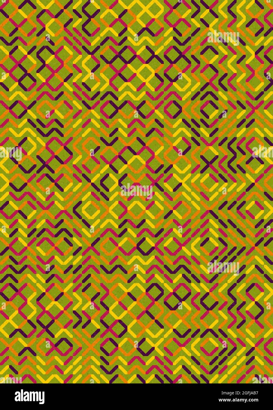 Abstract Geometrical Generative Computational Art Illustration Stock Vector Image And Art Alamy