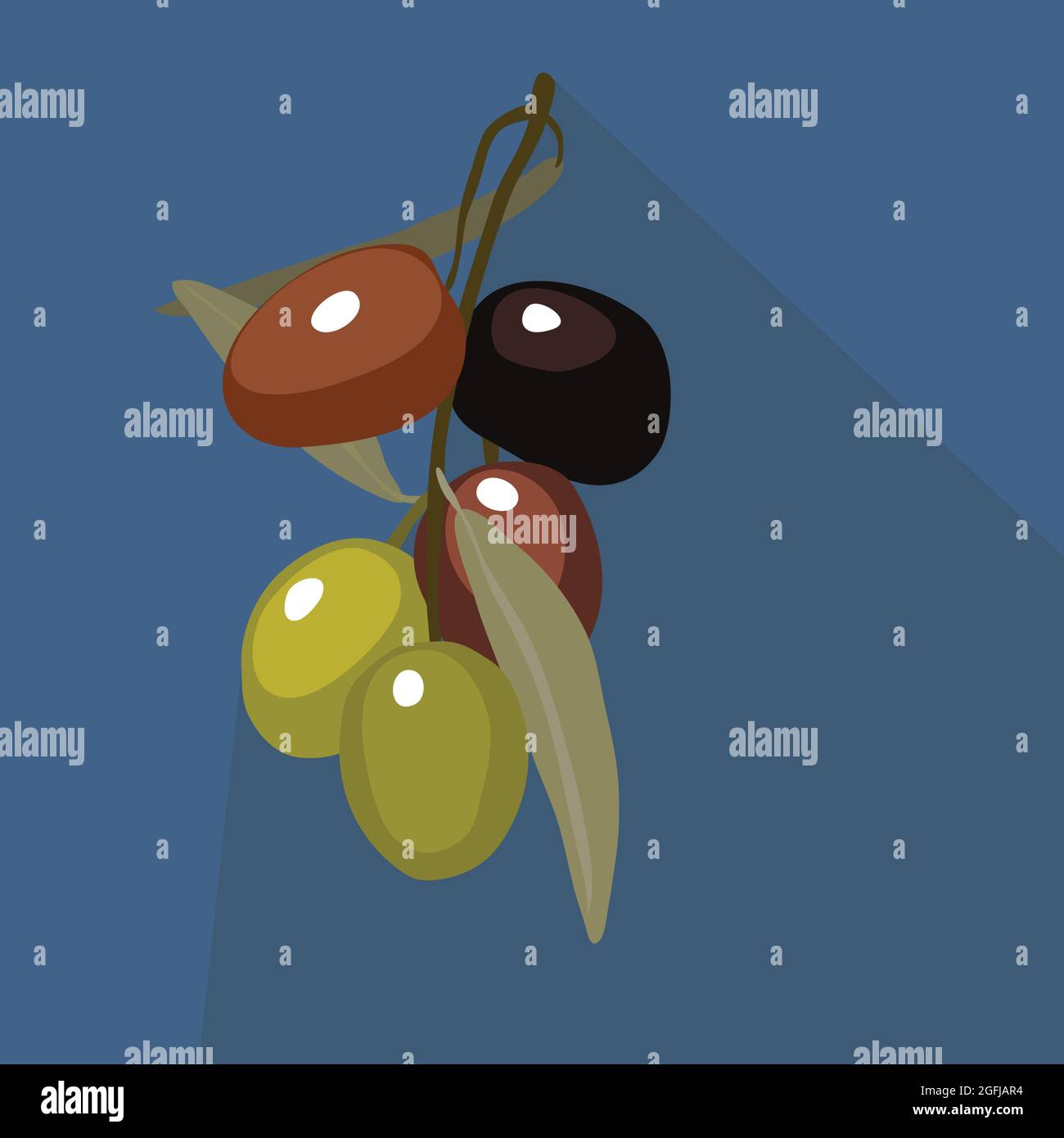 Olive icon illustration Stock Vector Image & Art - Alamy