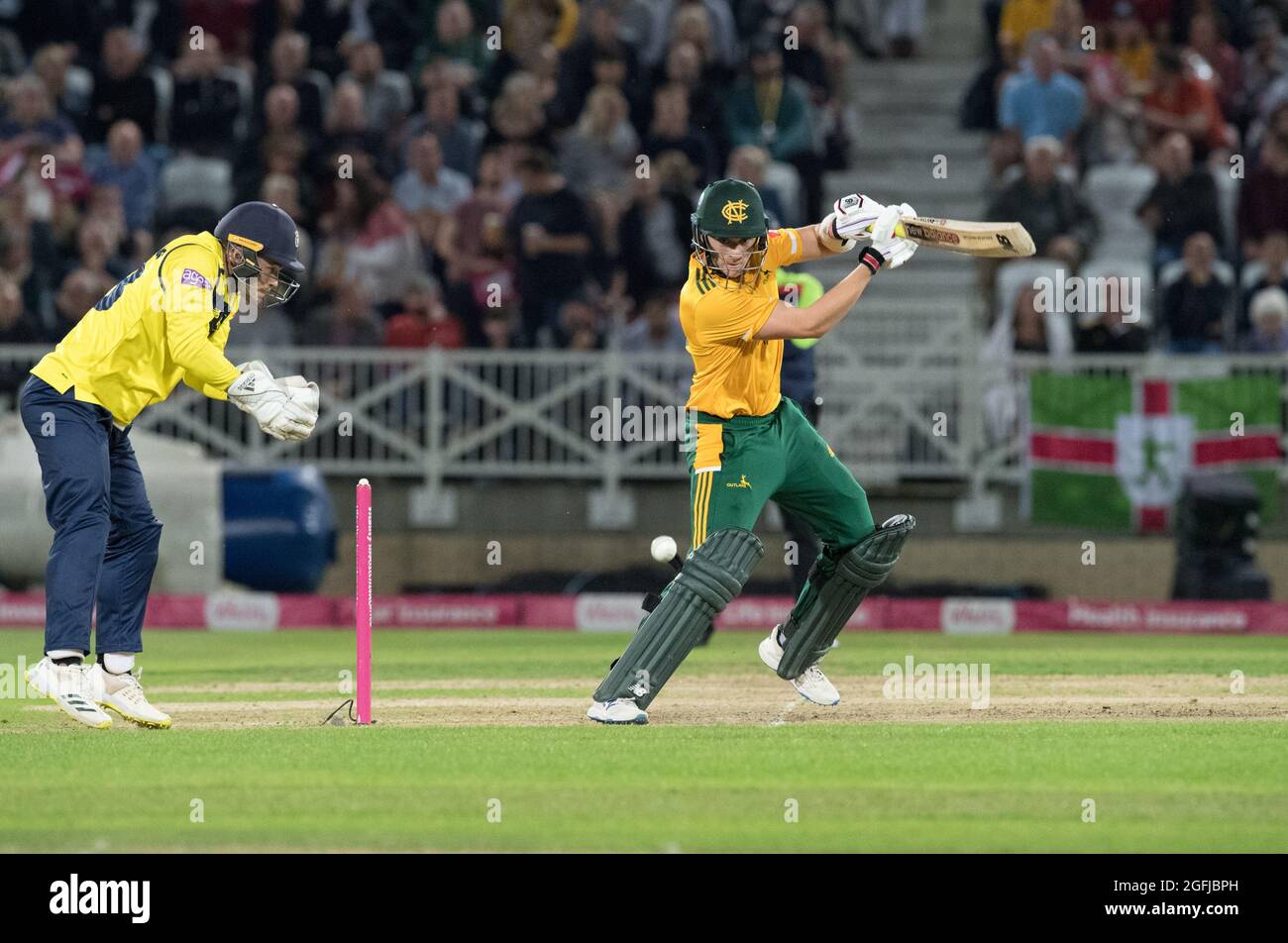 Nottingham, Nottinghamshire, England, UK. 25th Aug, 2021. Joe Clarke ...